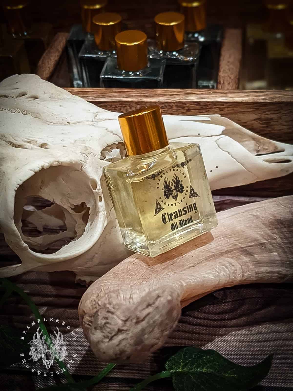 Cleansing Oil Blend - Handmade Witchcraft Conjure Oils-Bramble & Bone